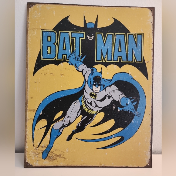 unbranded | Wall Decor | Batman Sign Dark Knight Retro Classic ...